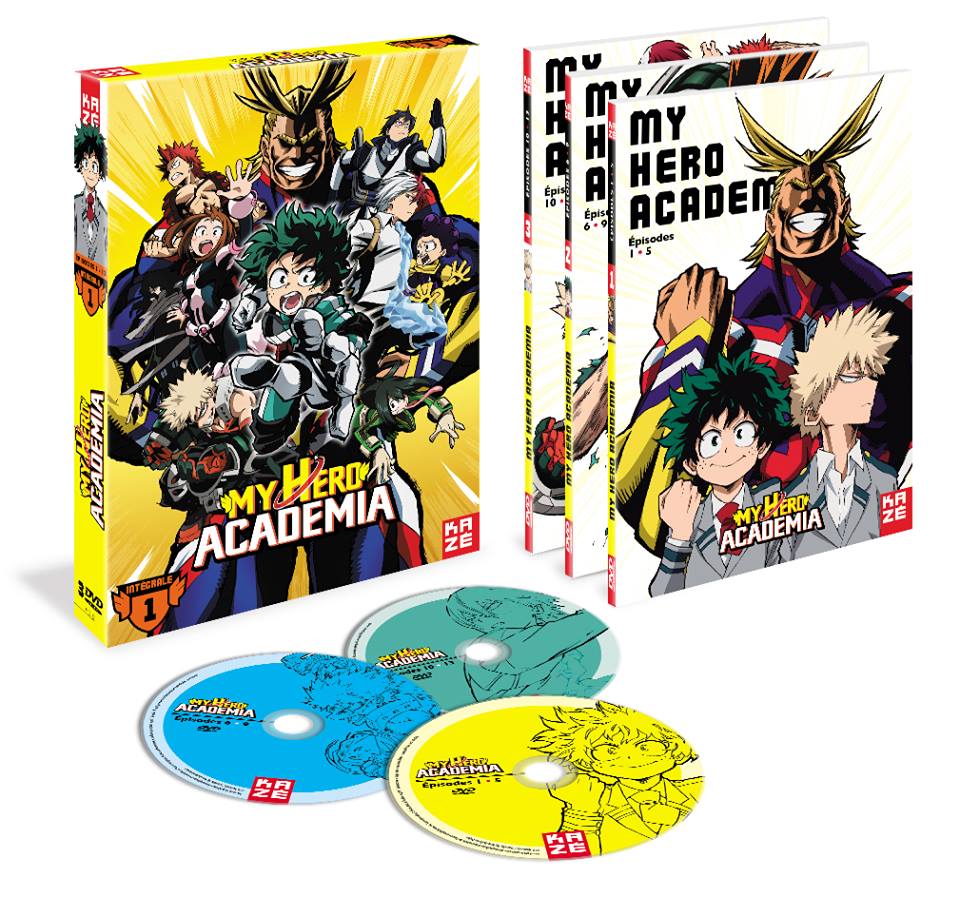 My Hero Academia en DVD et Blu-ray en août